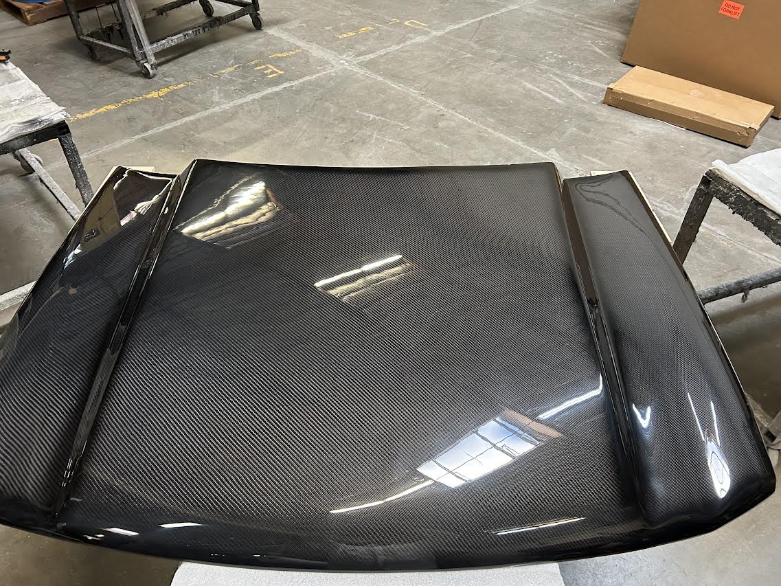 K016615C TRAILBLAZER 2002-2009 HOOD CARBON FIBER NO CLEAR EX