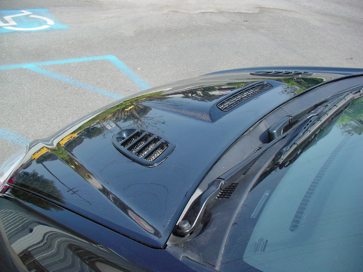 K099815C HONDA CIVIC SI EP3 2002-2005 HOOD COWL CARBON | Kaminari ...